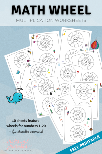 10 Free Math Wheel Multiplication Worksheets - Crafts And Printables